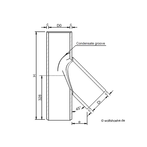 T-pieces for pipe fitting - Wolfshöher Tonwerke